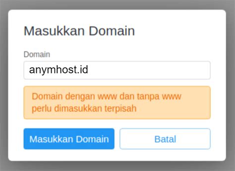 Cara Menghubungkan Domain ke Berdu - AnymHost