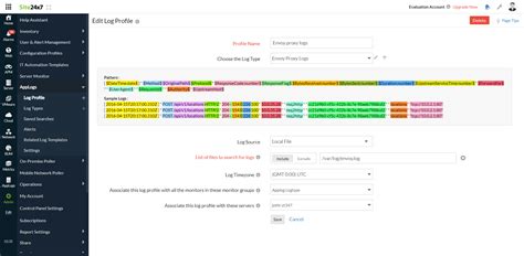 envoy proxy logs log management for envoy proxy logs site24x7