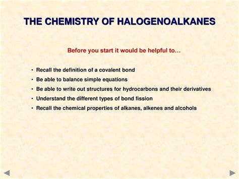 AN INTRODUCTION TO THE CHEMISTRY OF HALOGENOALKANES. - ppt download