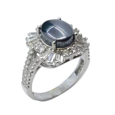 انگشتر حدید صینی زنانه نقره کد 10745