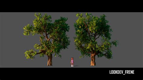 artstation lookdev trees