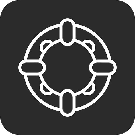 Rubber Ring Vector Icon Illustration Of Summer Iconset Premium Vector