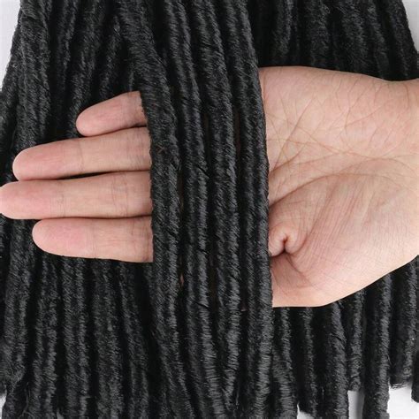 Soft Dread Crochet Hair For Women 1 Pack Straight Faux Locs Crochet