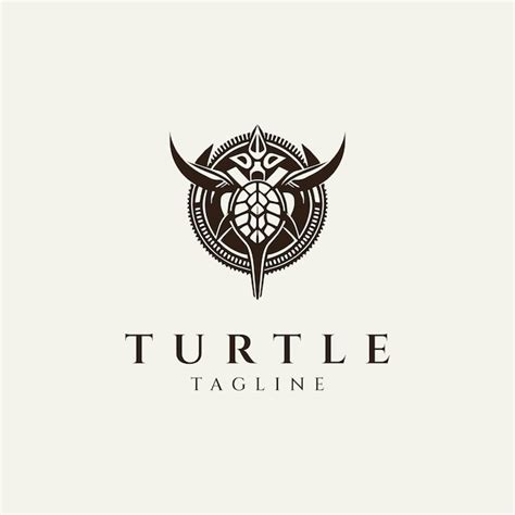 Premium Vector Turtle Logo Design Vector Illustration