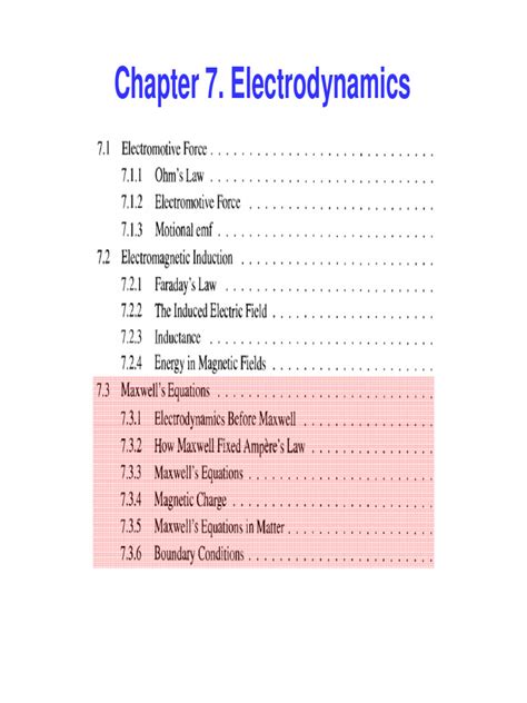 Chapter 7 Griffiths Electrodynamics 7 3 Pdf