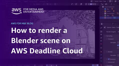 How To Render A Blender Scene On Aws Deadline Cloud Aws For Mande Blog