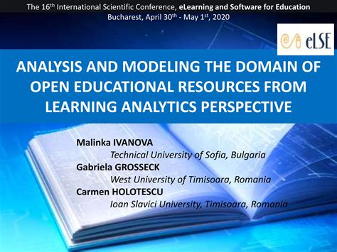 Presentation Learning Analytics Open Educational Resources Ppt