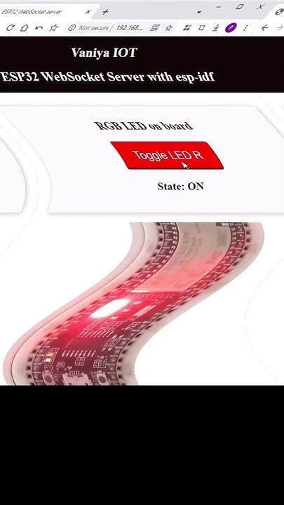Control Rgb Led With And Websocket On Esp32 Youtube