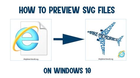 How To Preview Svg Files In Windows 10 File Explorer в 2024 г