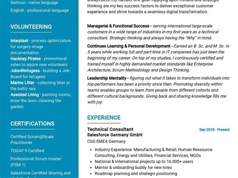 Salesforce Technical Consultant Resume Sample In 2025 Resumekraft