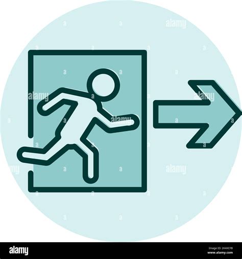 Warning Sign Exit Illustration Vector On A White Background Stock Vector Image Art Alamy