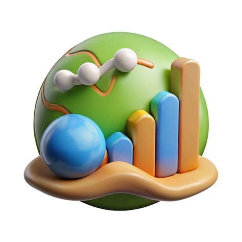 Climate Data Visualization Graph Upward Trend Cutout 57552774 Png