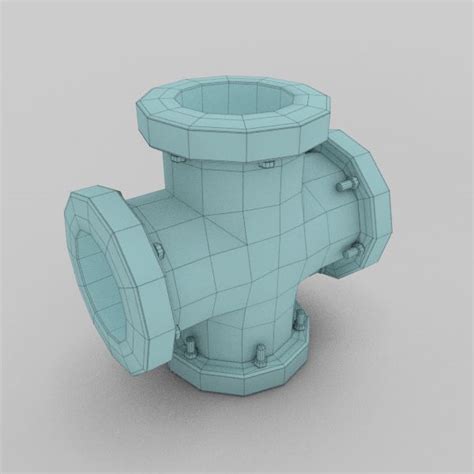 산업용 파이프 3d 모델 10 Blend Obj Free3d