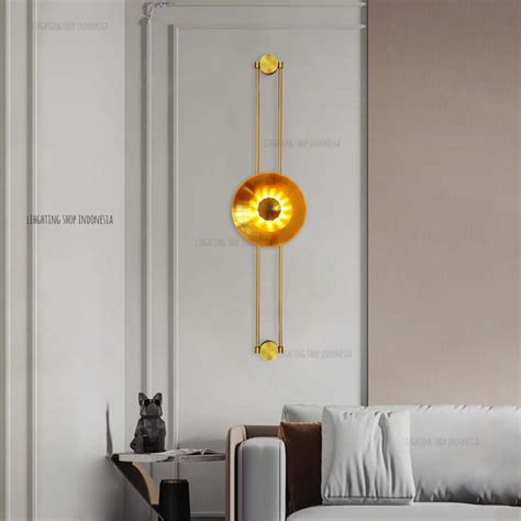 Jual Lampu Dinding Model Panjang Body Gold Led Watt Hias Modern Warm White Di Lapak Lighting
