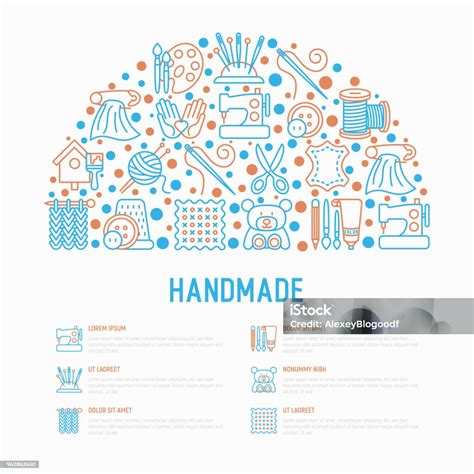 얇은 선 아이콘으로 30 원에 수 제 개념 재봉틀 뜨개질 바느질 그림 자 수가 위 스레드 원사 핀 현대 벡터 일러스트 워크샵에 대 한 템플릿입니다 가위에 대한 스톡 벡터