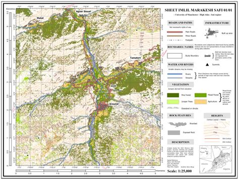arcgispro spatialanalysis cartography remotesensing morocco