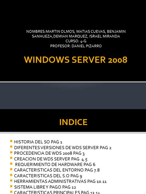 Wndows Server Remaster Pdf Windows Server 2008 Servicios De Información De Internet