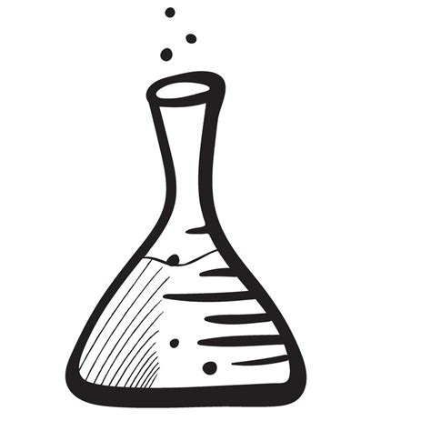 Chemical Flask Doodle 37129302 Vector Art At Vecteezy