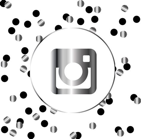 Download Instagram Silver Icon Royalty Free Stock Illustration Image