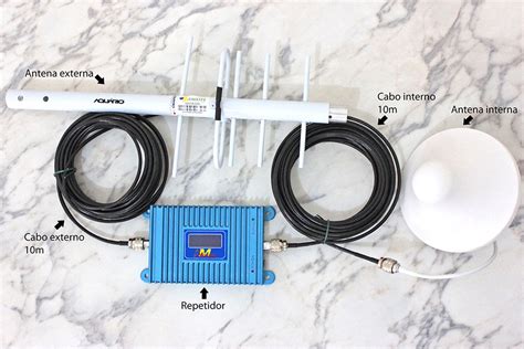 Kit Repetidor De Sinal Celular Da Eletr Nica Moraski Alternativa Para Quem Tem Sinal Fraco Ou