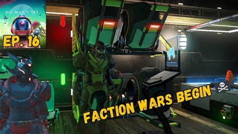 No Mans Sky ~ Ep 16 ~ Exocraft Built And Faction Tensions Rise 🚖🏴‍☠️ Gek Disapproval Youtube