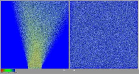 Relative Density Of Water Particles In The Example Enceladus Plume