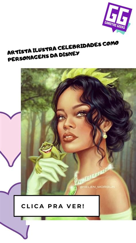 Artista Ilustra Celebridades Como Personagens Da Disney Art