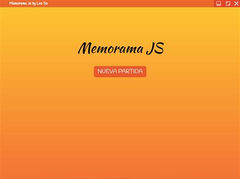 github iam leo memorama js memorama game js