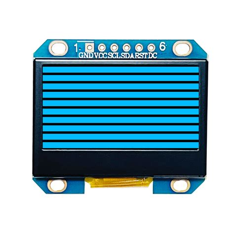 1 3 oled display module 128×64 white blue 6pin sh1106 4spi