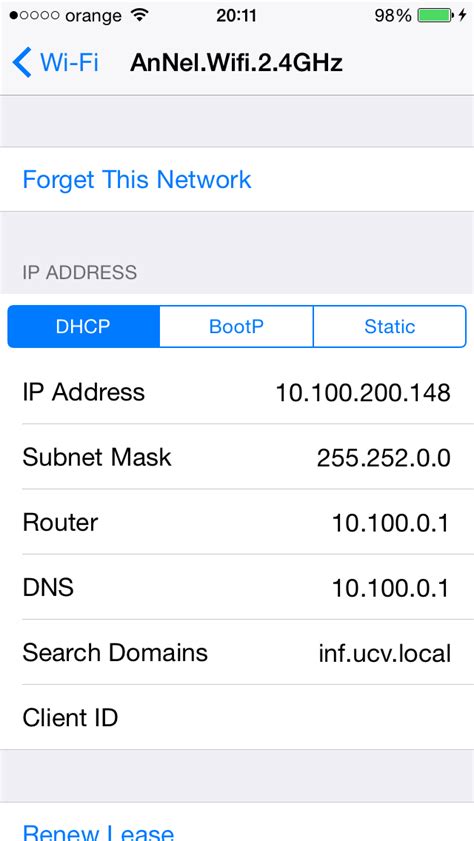 Objective C Get Dns Server Ip Address And Search Domain From Ios