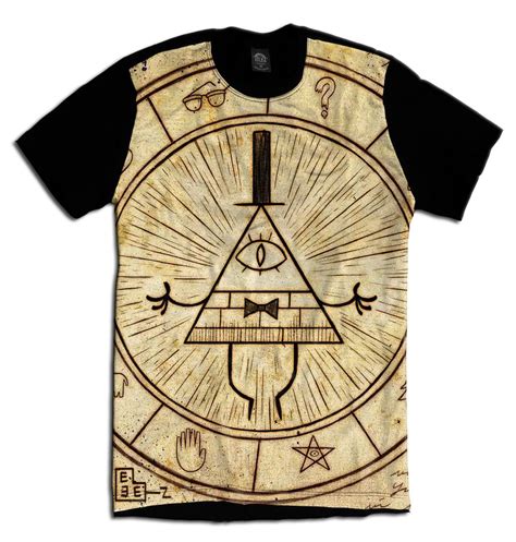 Camiseta Geek Gravity Falls Bill Cipher Triangulo Illuminati R 69 90 Em Mercado Livre