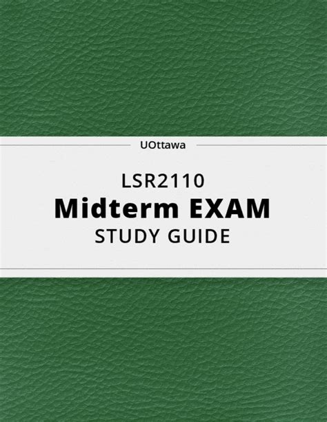 Lsr2110 Midterm Exam Guide Comprehensive Notes For The Exam 45 Page Oneclass