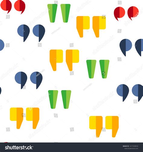 Quotation Marks Inverted Commas Vector Color Stock Vector Royalty Free 1417339910 Shutterstock