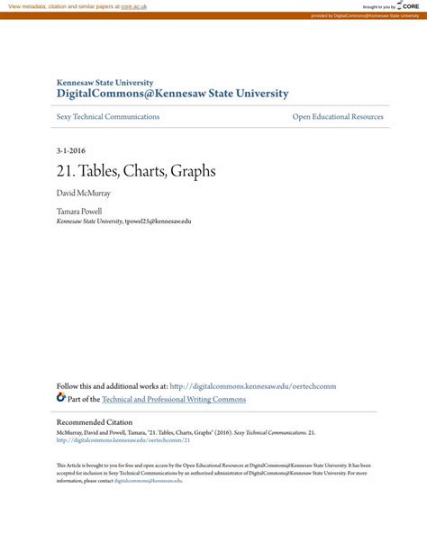 Pdf 21 Tables Charts Graphs Dokumentips