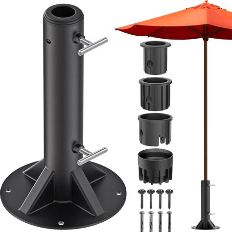 Dolibest Heavy Duty Deck Mount Umbrella Holder With