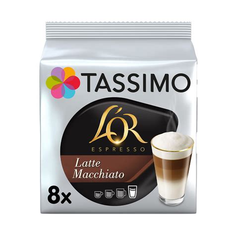 Tassimo Coffee Pods Lor Latte Macchiato Case Coffee Supplies Direct