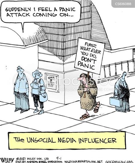 Funny Cartoons About Panic Attacks Drink Iced Coffee Panic Attack