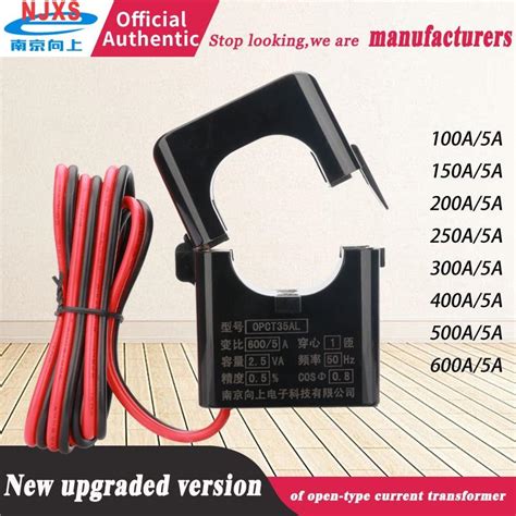 Split Core Current Transformer 5a Clamp Ct Opct35al 100a5a 2005 4005a