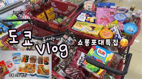 간식먹고 장보고 도시락 싸는 도쿄 일상 시부야 뽀개기🎵히카리에 마크시티 시부야맛집 지진이 두려운 리코😭파코와의 다툼🙃일본 가정식 쯔게소바 먹방 쇼롱포딤섬