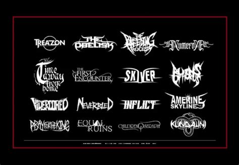 Create Any Metal Band Logo For Your Brand By Fgatengtaker Fiverr