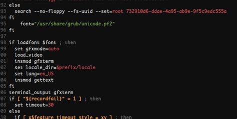2 1 GRUB 설치 수정 recovery mode