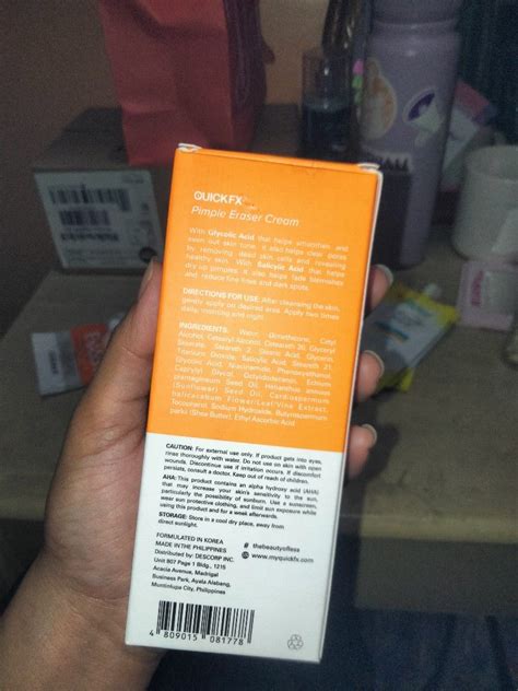 Quick Fx Pimple Eraser On Carousell