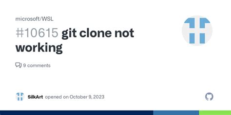 Git Clone Not Working · Issue 10615 · Microsoftwsl · Github