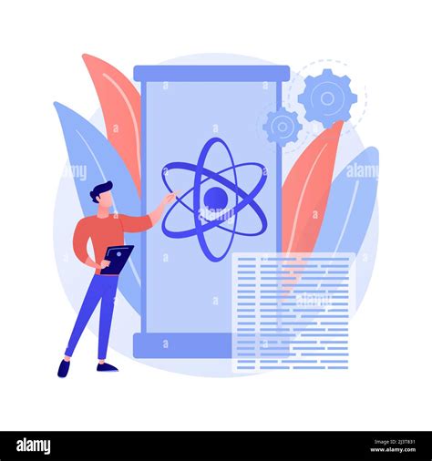 Quantum Computing Abstract Concept Vector Illustration Quantum Technology Future Computing