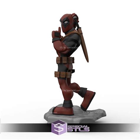 Disney Infinity Style Stl Collection Deadpool Specialstl