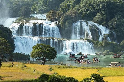 Ban Gioc Waterfall Travel The Majestic Green Gem Amidst Cao Bangs