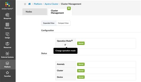 Apstra Cluster Management Apstra 5 0 Juniper Networks