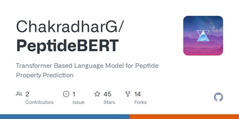 Github Chakradhargpeptidebert Transformer Based Language Model For Peptide Property Prediction