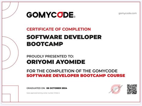 Olamilekan Oriyomi On Linkedin 🎓🎉🌺thanks For The Experience Gomycode