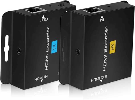 Extensor Hdmi 120 Metros Cat 5 6 Activo Nuevo Extender Rj45 Tx Rx Konext